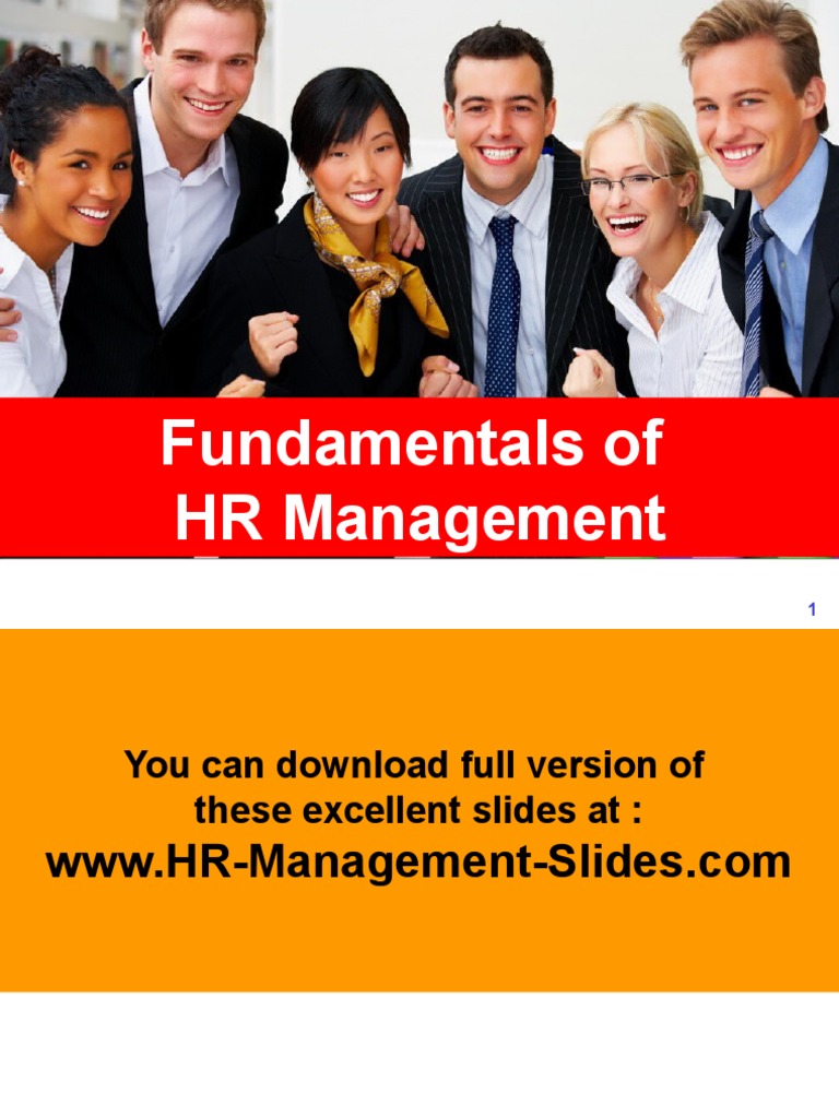 Principles of HR Management | PDF | Competence (Human Resources ...
