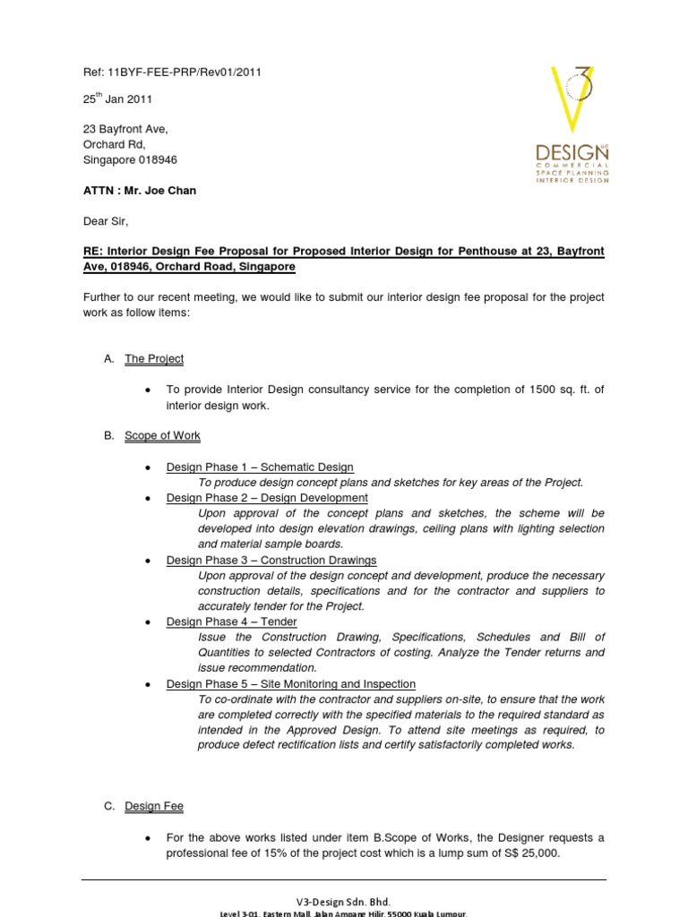 Asg2 FeeProposal | PDF | Specification (Technical Standard) | Engineering