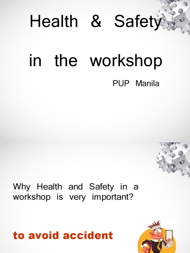 Workshop Health and Safety Guidelines | PDF | Hazards | Personal ...