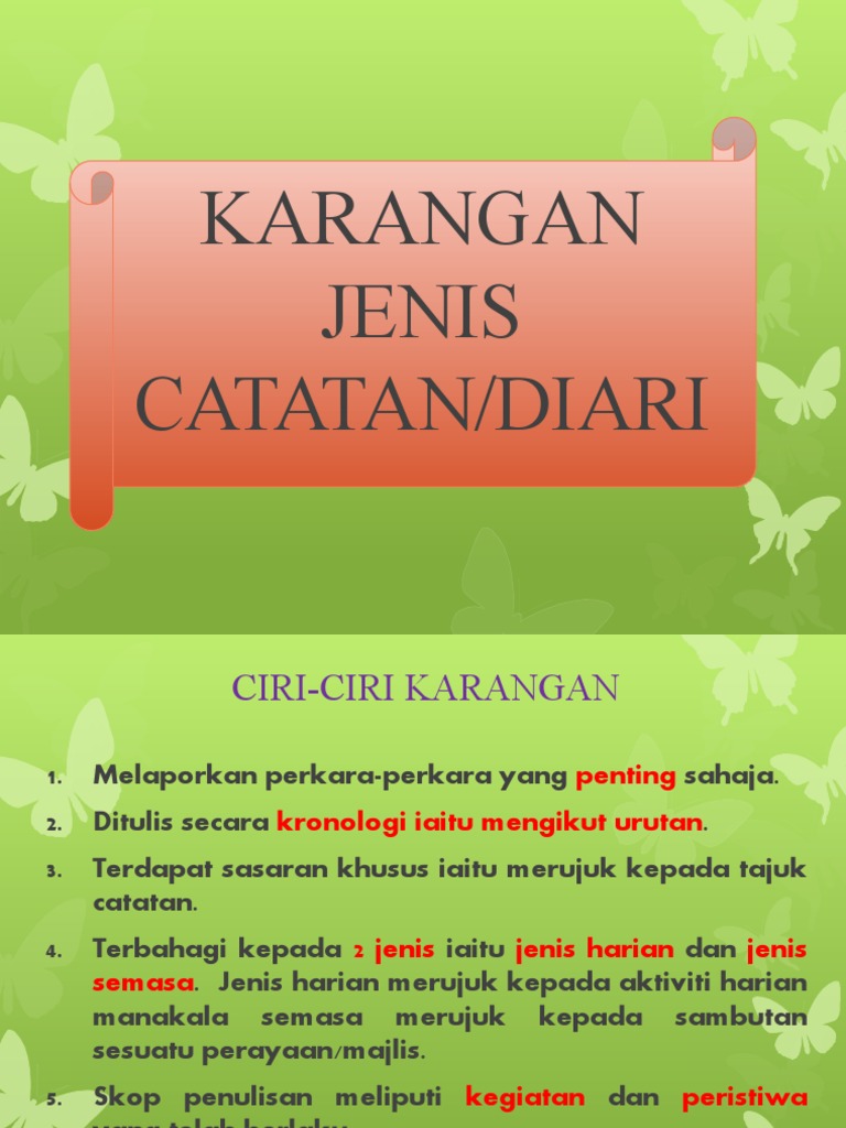 Panduan Menulis Catatan dan Diari | PDF