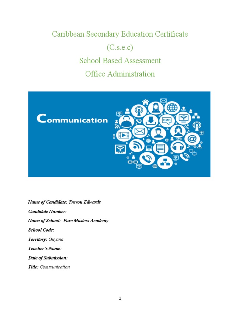 Trevon Office Administration SBA | PDF | Survey Methodology | Employment