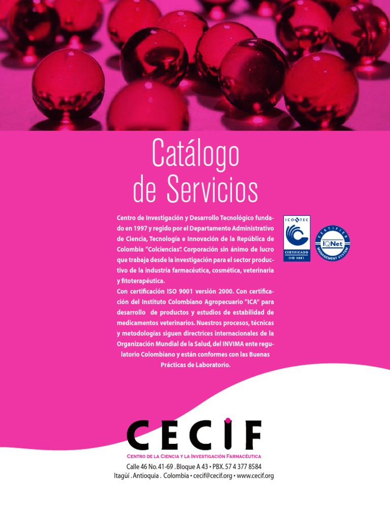 Catalogo CECIF 2009.2 | Descargar gratis PDF | Valoración | Química