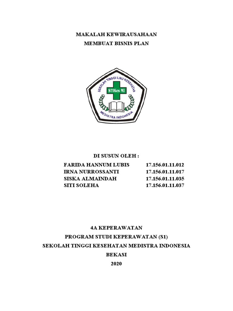 Tugas Kel.7 Membuat Business Plan Dan Format Business Plan | PDF