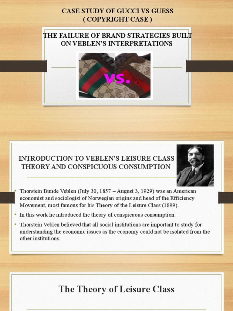 Presentation1 Case Study Gucci Vs Guess | PDF