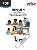 Types of Information Explained | PDF | Information | Communication