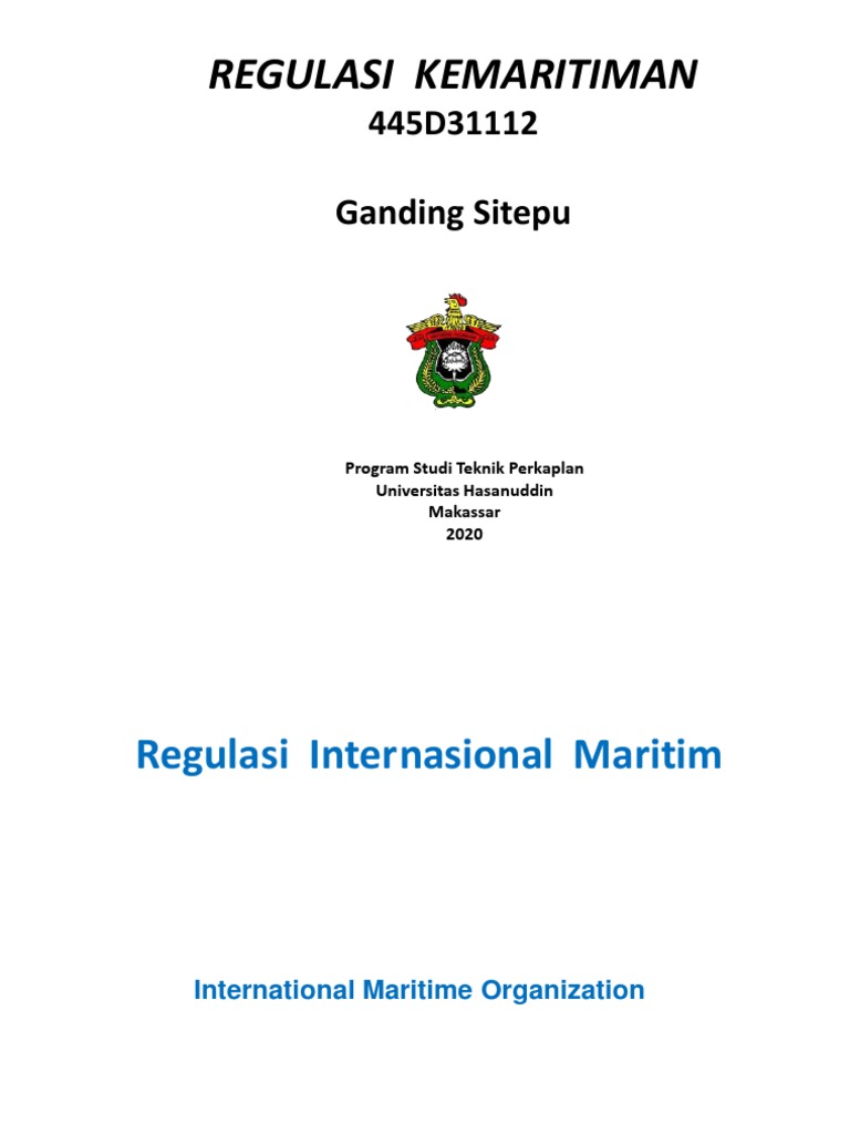 KODE IMO Penting Bidang Perkapalan | PDF | Dangerous Goods | Ships