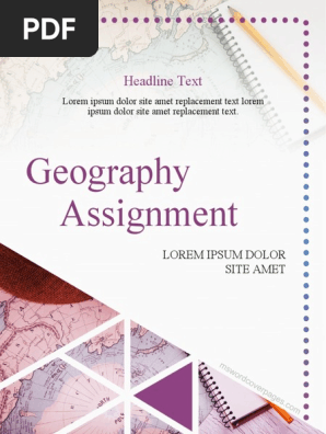 Geography Project Cover Page