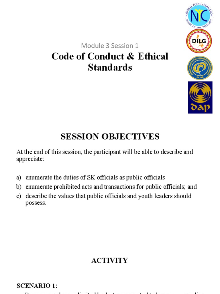 Code of Conduct Ethical Standards | PDF | Value (Ethics) | Social ...