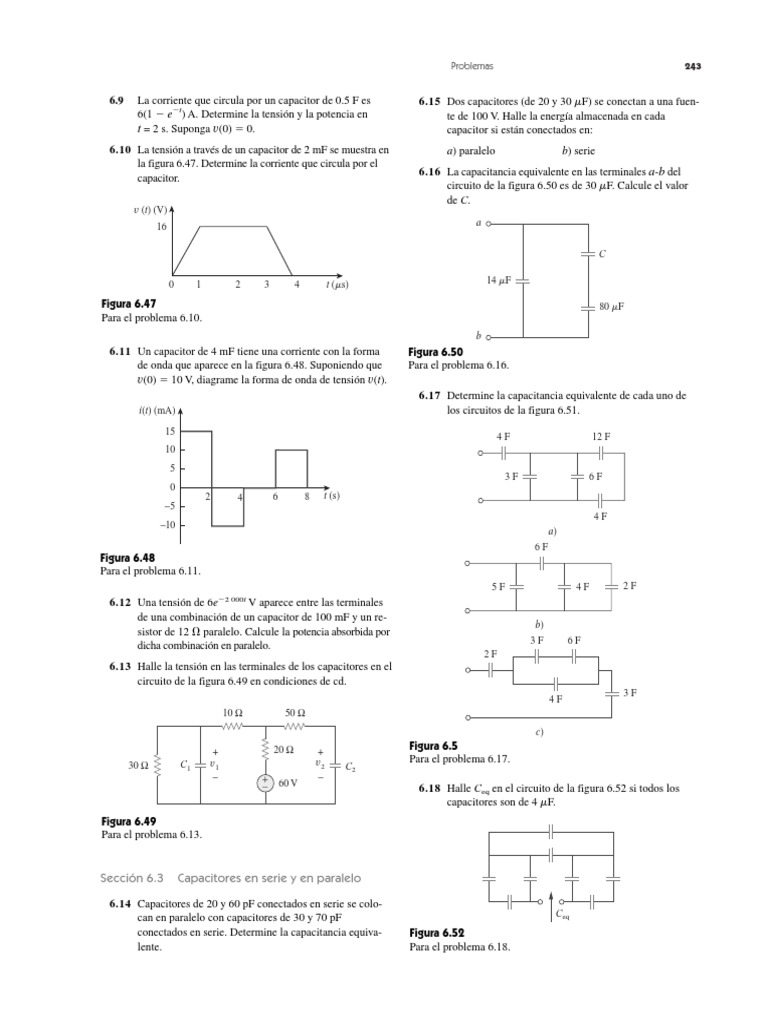 DEBER1 | PDF | Inductor | Condensador