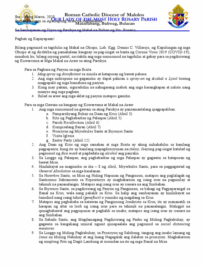 Mahal Na Araw Rules | PDF
