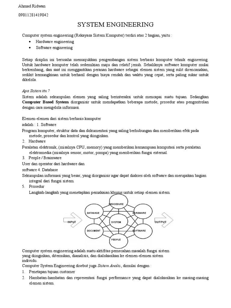 System Engineering | PDF