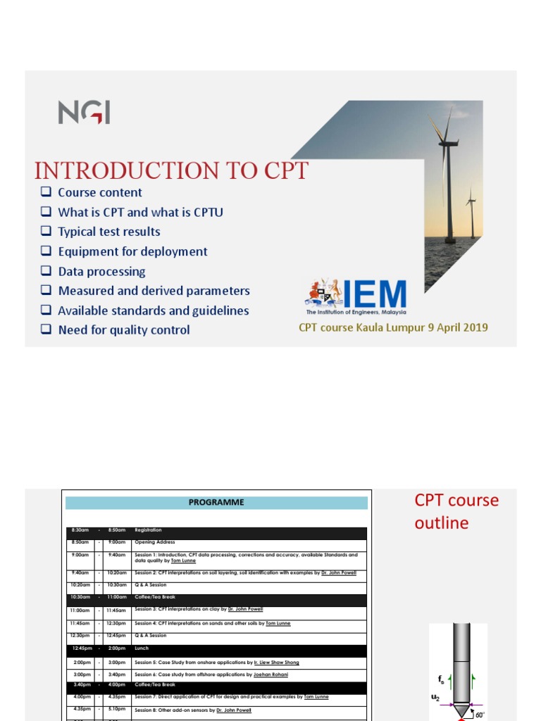 Introduction To CPT: CPT Course Kaula Lumpur 9 April 2019 | PDF | Nature