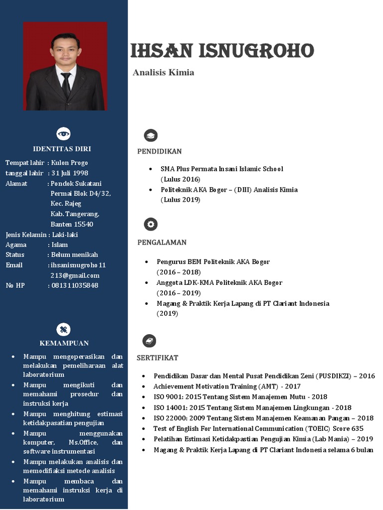 CV Ihsan 2 (Indonesia) 1 | PDF