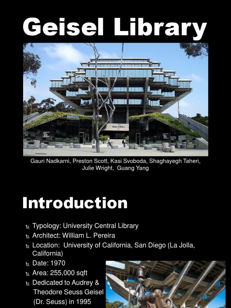 Geisel Library | PDF | Beam (Structure) | Prestressed Concrete