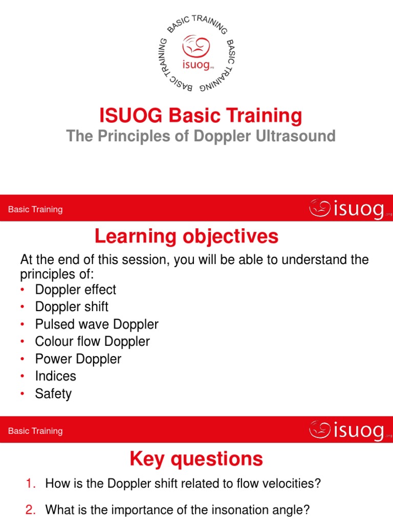 Principles of Doppler Ultrasound | PDF | Doppler Effect | Medical ...
