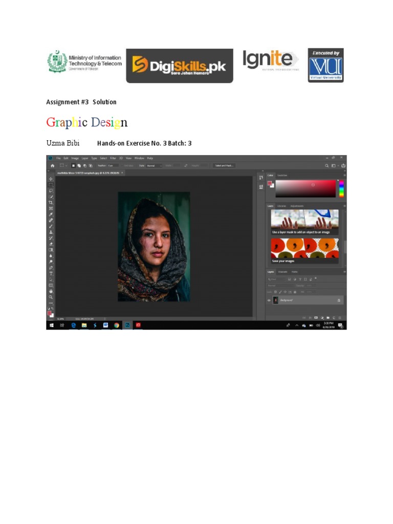 Graphic Design Assignment 3 Solution | PDF