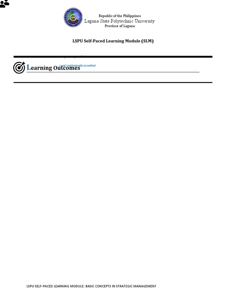 Earning Outcomes: LSPU Self-Paced Learning Module (SLM) | PDF | Equity (Finance) | Balance Sheet