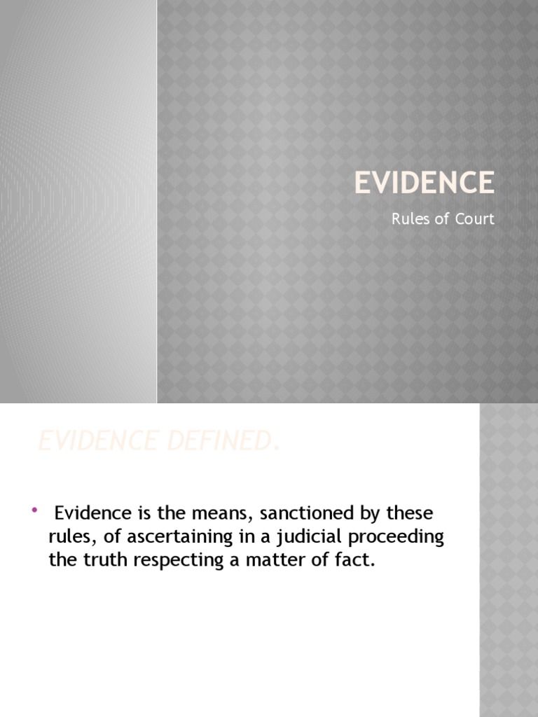 Collection and Preservation of Evidence | Download Free PDF | Crime ...