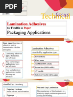 Lamination Techniques and Materials Guide | PDF | Adhesive | Lamination