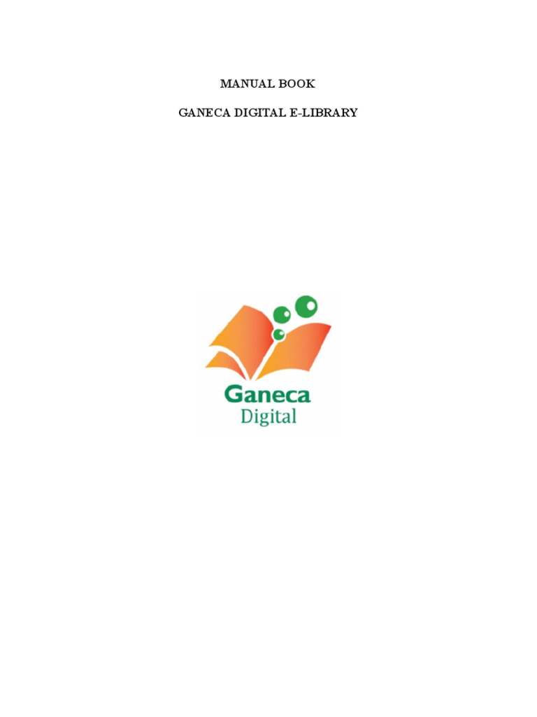 Manual Book E-Library | PDF