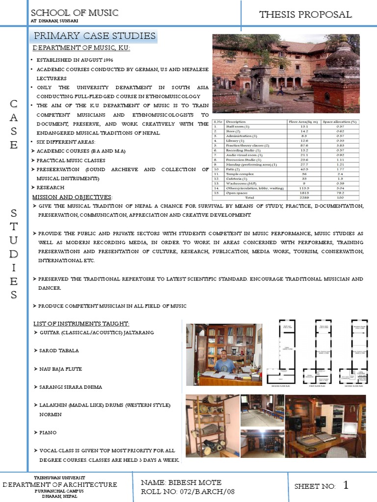 Case Study Sheets | PDF | Musical Instruments | Performing Arts