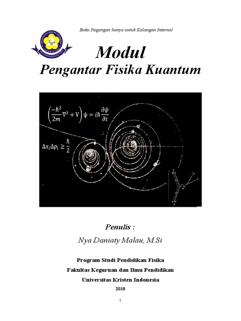Modul Fisika Kuantum UKI | PDF | Metode & Bahan Ajar | Komputer