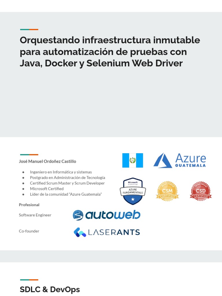 Automatizacion Con Java Docker y Selenium | PDF | Selenio (software) | Pruebas de software
