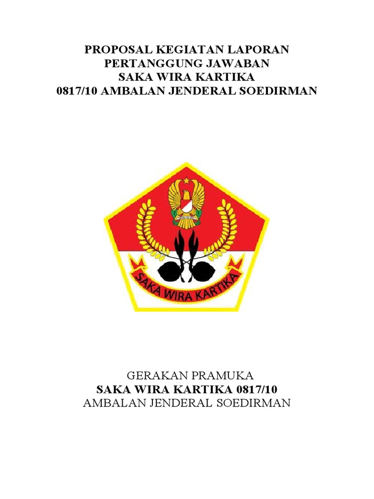 Proposal Pramuka Saka Wira Kartika | PDF