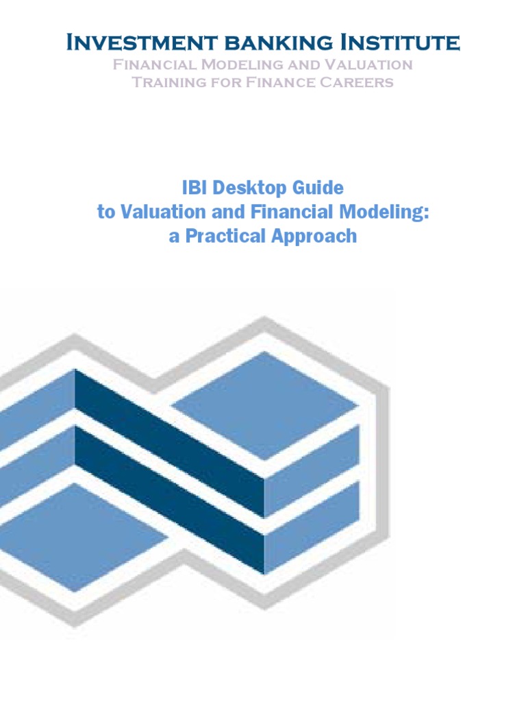 IBI Desktop Guide To Valuation and Financial Modeling | PDF | Goodwill ...