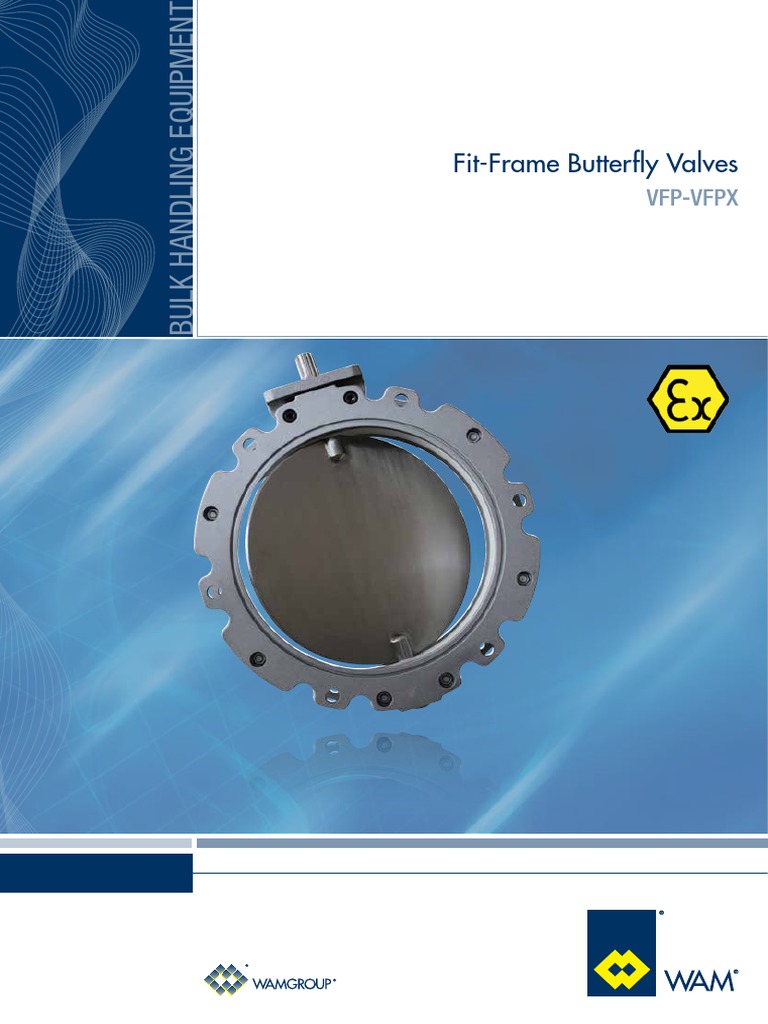 Fit-Frame Butterfly Valves: VFP-VFPX | PDF | Valve | Actuator
