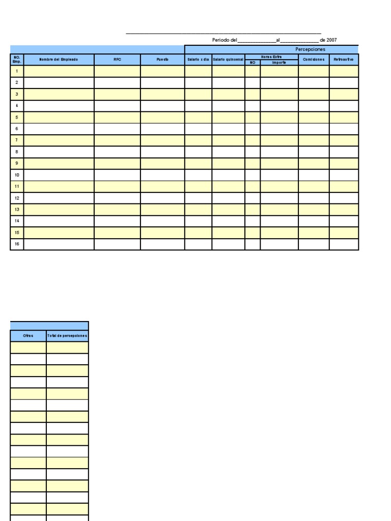 Formatos de Contabilidad | PDF | Salario | Las condiciones de trabajo