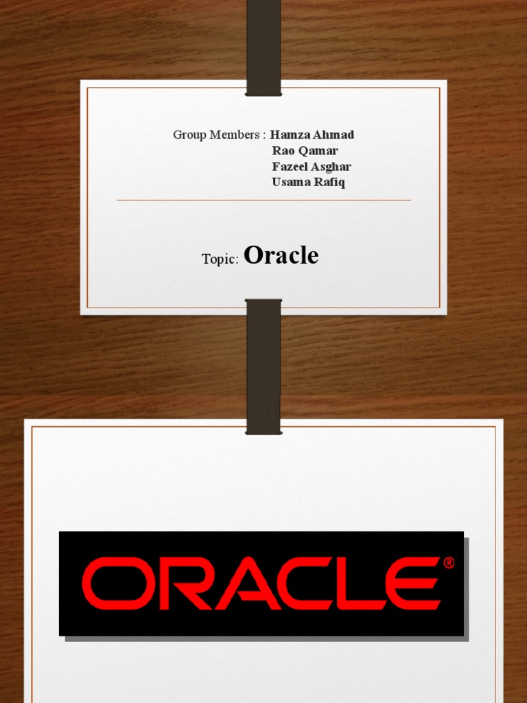 Oracle Database Fundamentals | PDF | Oracle Corporation | Databases