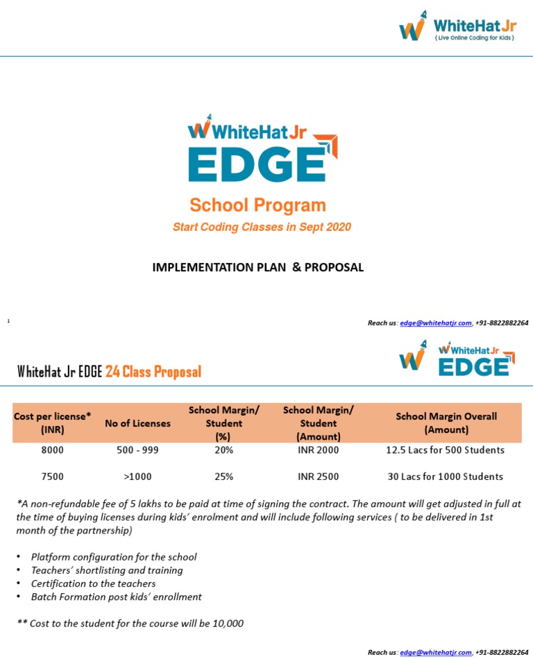 School Program: Implementation Plan & Proposal | PDF