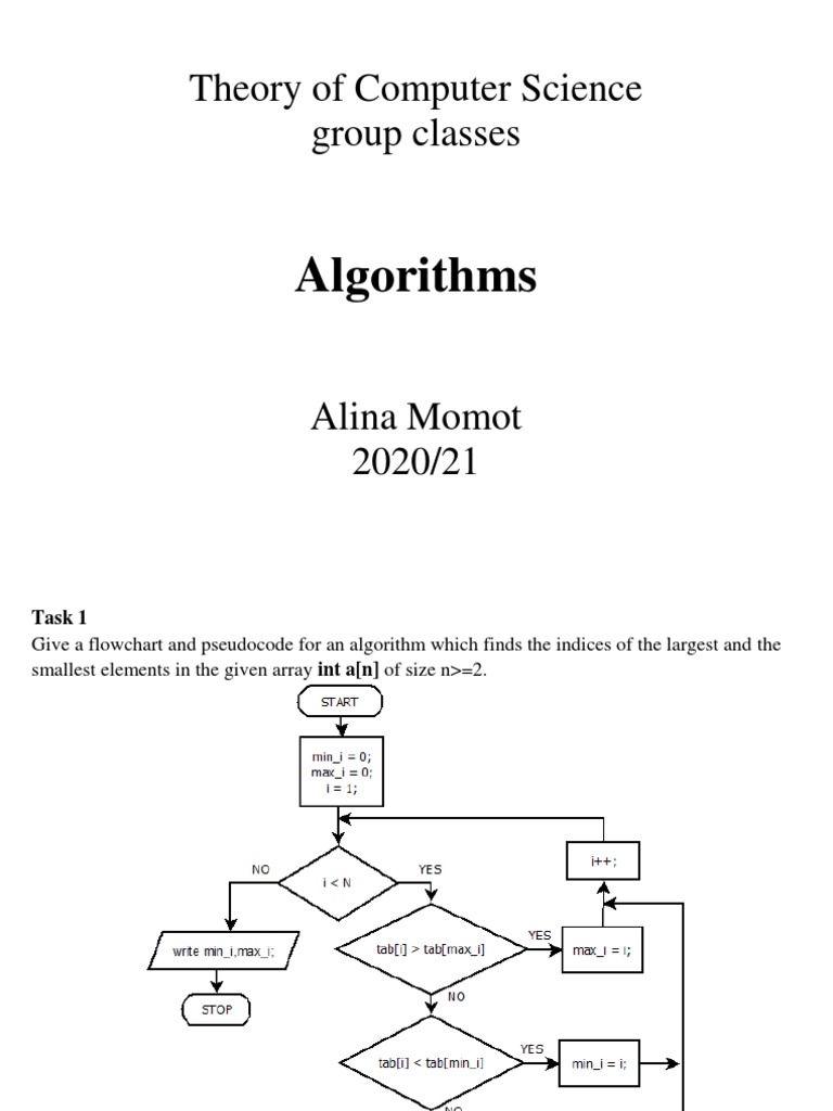 Answers For Algorithms | PDF | Algorithms | Array Data Structure
