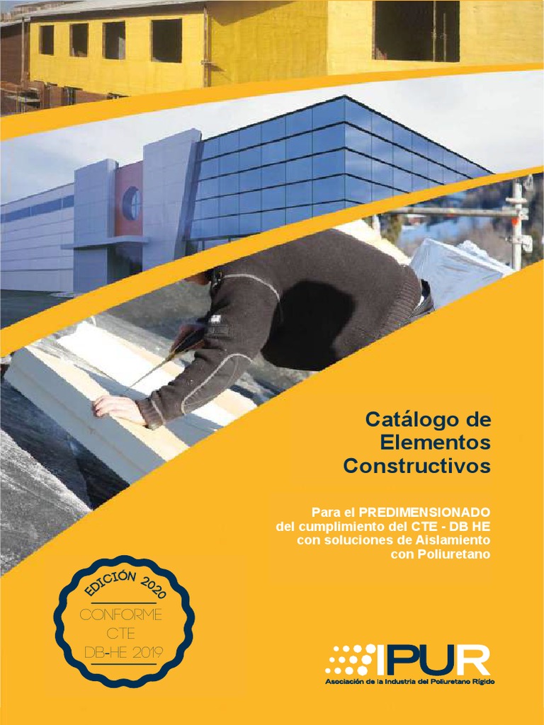 Catalogo de Elementos Constructivos 2020 | PDF | Aislamiento térmico | Poliuretano