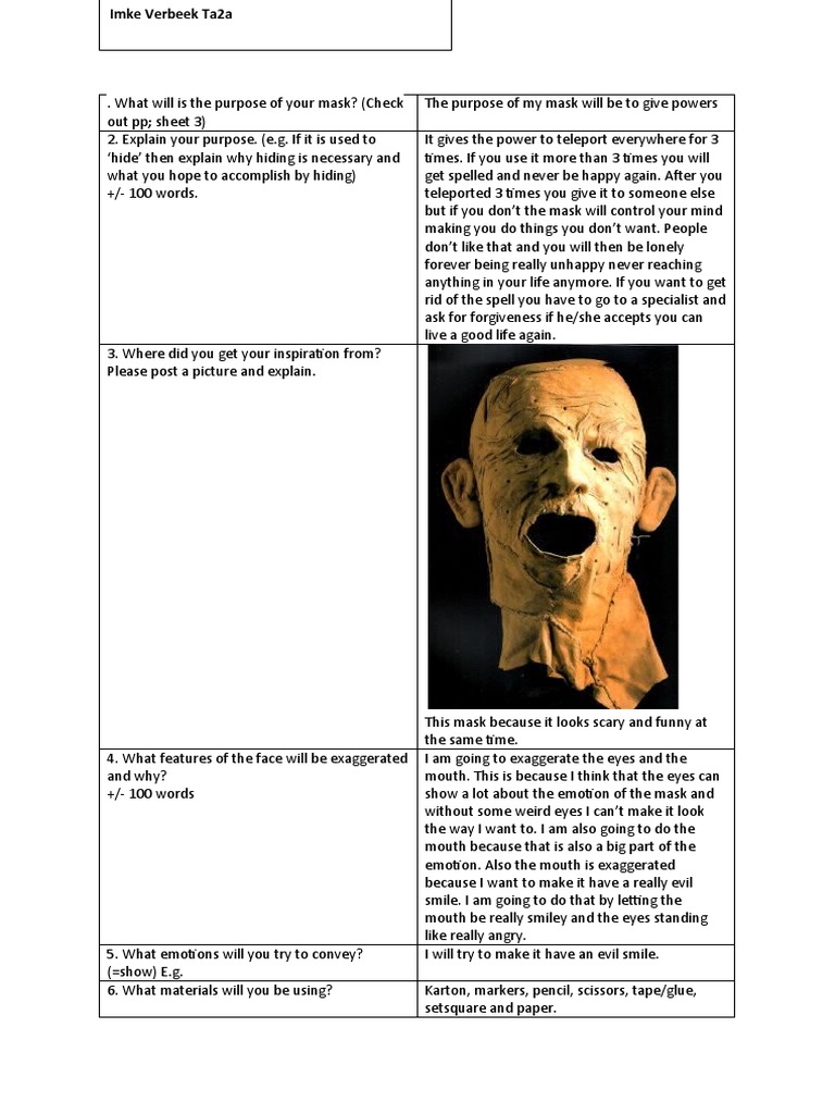 Elc Mask Project | PDF