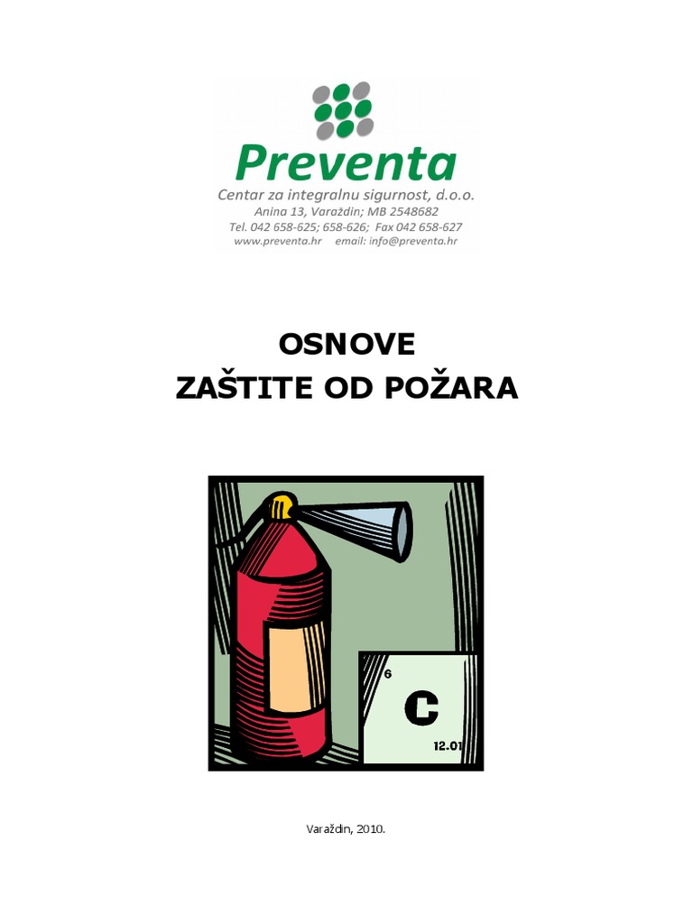 Osnove Zastite Od Pozara | PDF