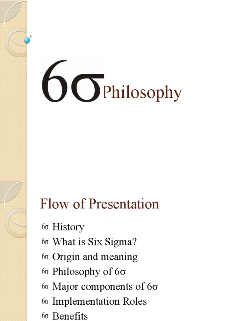 The Evolution and Philosophy of Six Sigma: A Guide to the Origins ...