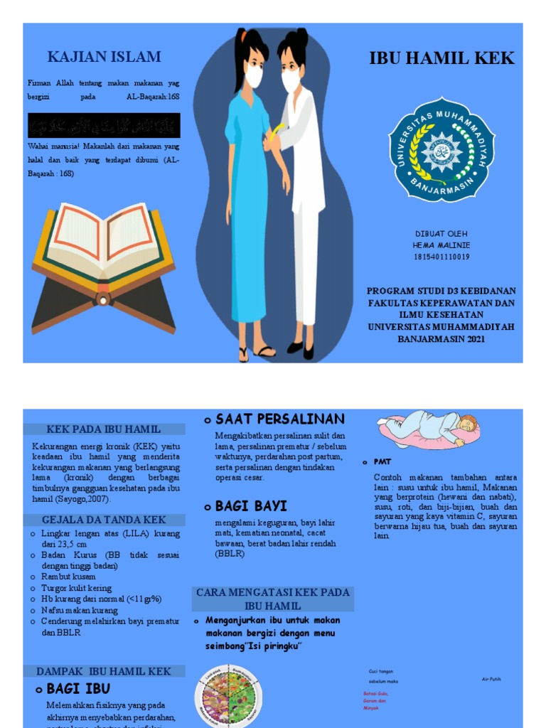 LEAFLET Ibu Hamil Kek | PDF