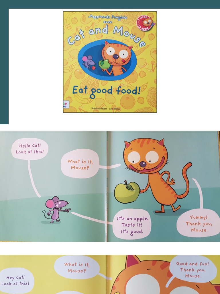 Cat and Mouse Eat Good Food No Audio | PDF