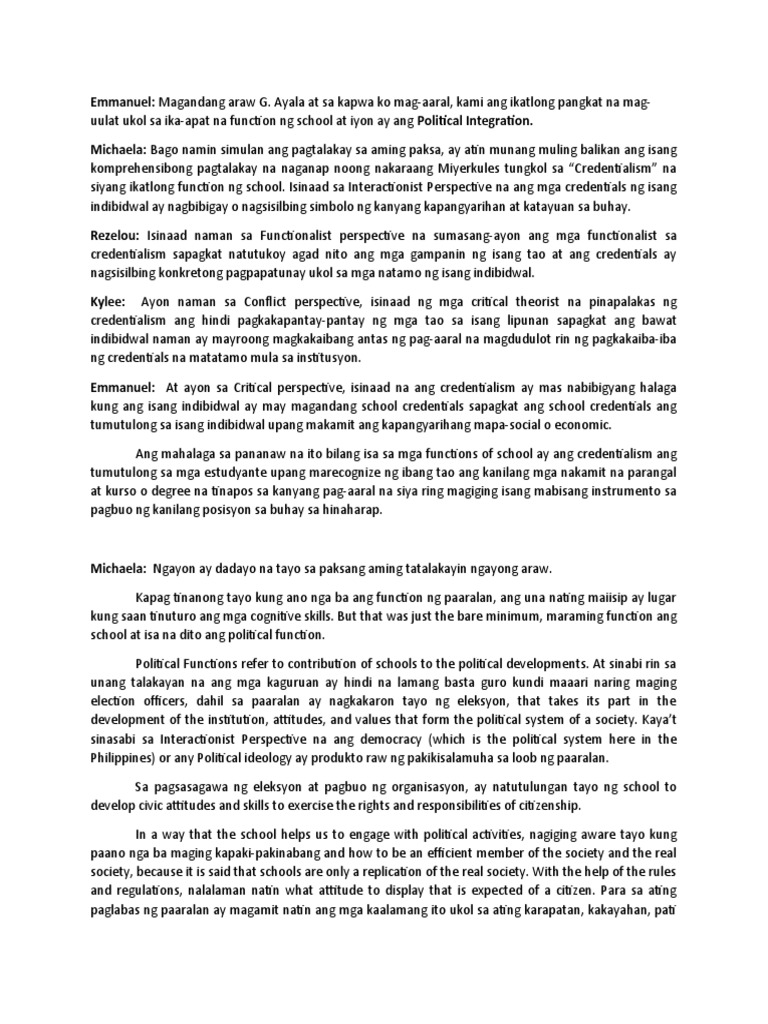 Political Integration | PDF