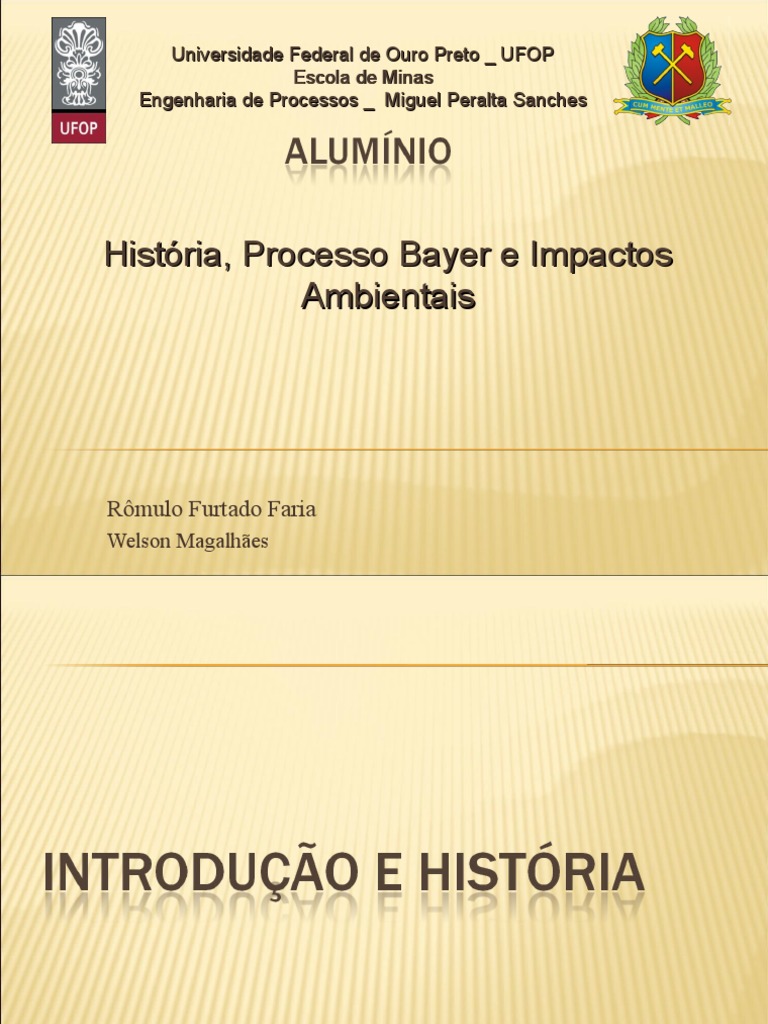 Processo Bayer | PDF | Óxido de alumínio | Alumínio