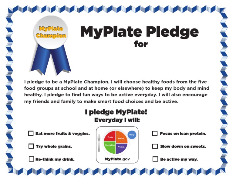 MyPlatePledgeCertificate 0 | PDF