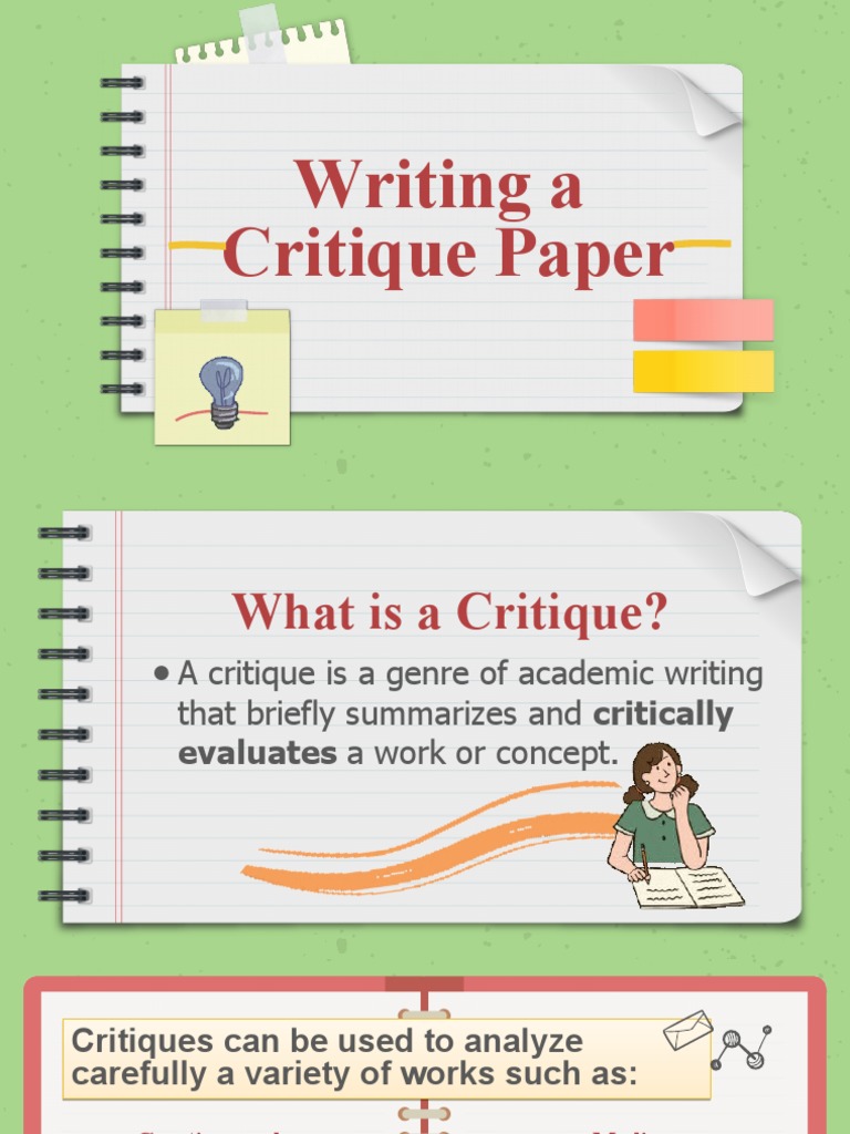Grade 10 Critique Writing | PDF | Accountability | Evaluation