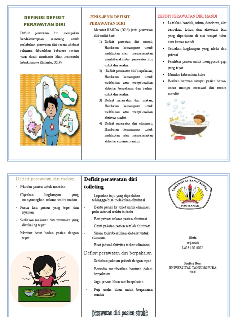 Leaflet Perawatan Diri | PDF