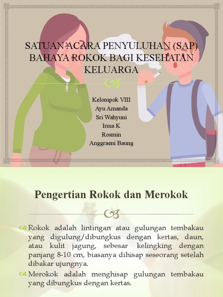 Pap Bahaya Rokok Bagi Kesehatan Keluarga | PDF | Gaya Hidup