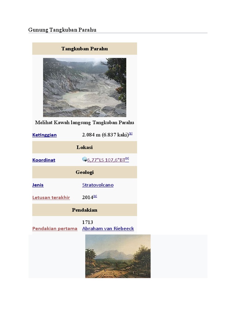 Tangkuban Perahu | PDF