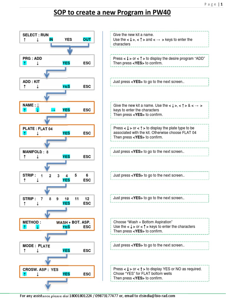 SOP To Create A New Program in PW40 | PDF