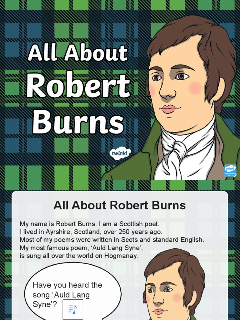 Cfe LG 33 All About Robert Burns Powerpoint Ver 4 | PDF | Robert Burns ...