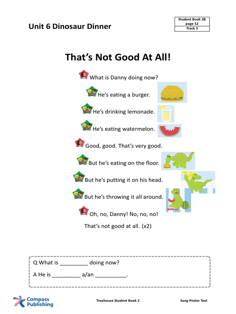 Treehouse Student Book 2: Song Poster Highlights | PDF